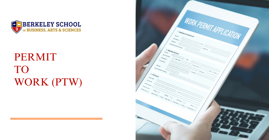 BERKELEY SCHOOL OF BUSINESS, ARTS & SCIENCES - Permit to Work (PTW ...